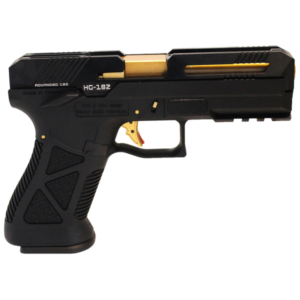 HG182 AG17 SCORPION GAS AIRSOFT PISTOL BLACK - Trimex Wholesale Ireland