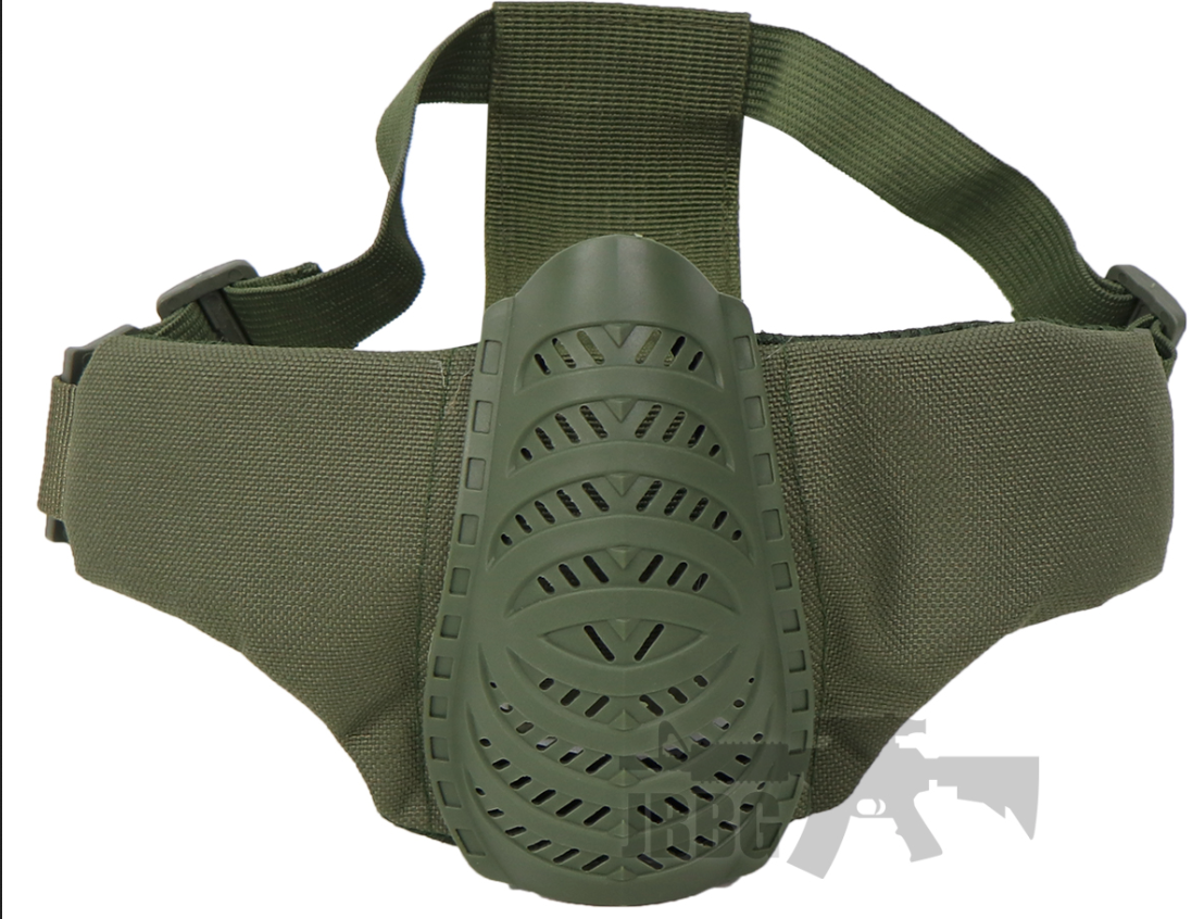 WST TACTICAL HALF FACE MASK OD - Trimex Wholesale Ireland