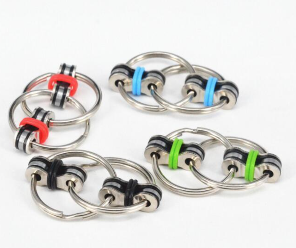 fidget key ring