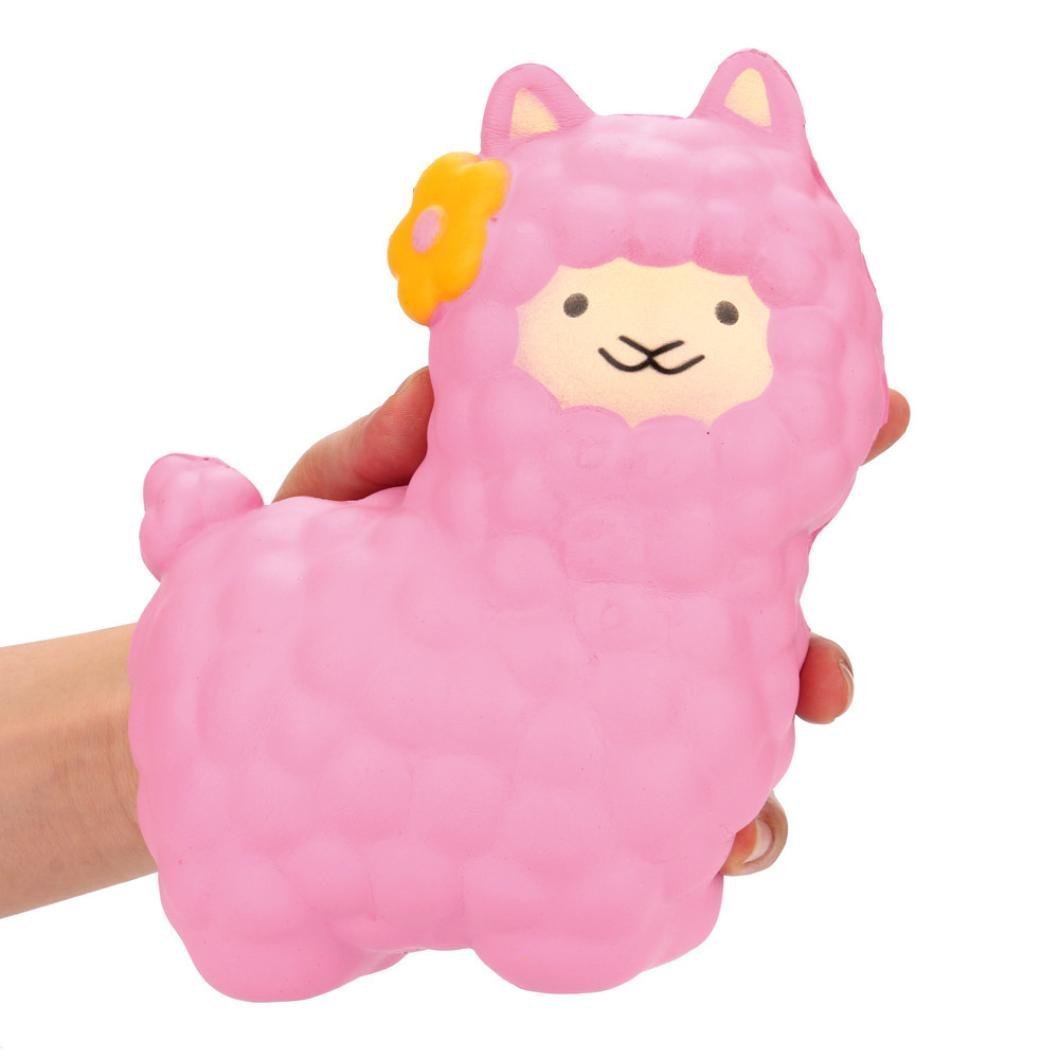 PINK LLAMA SQUISHY