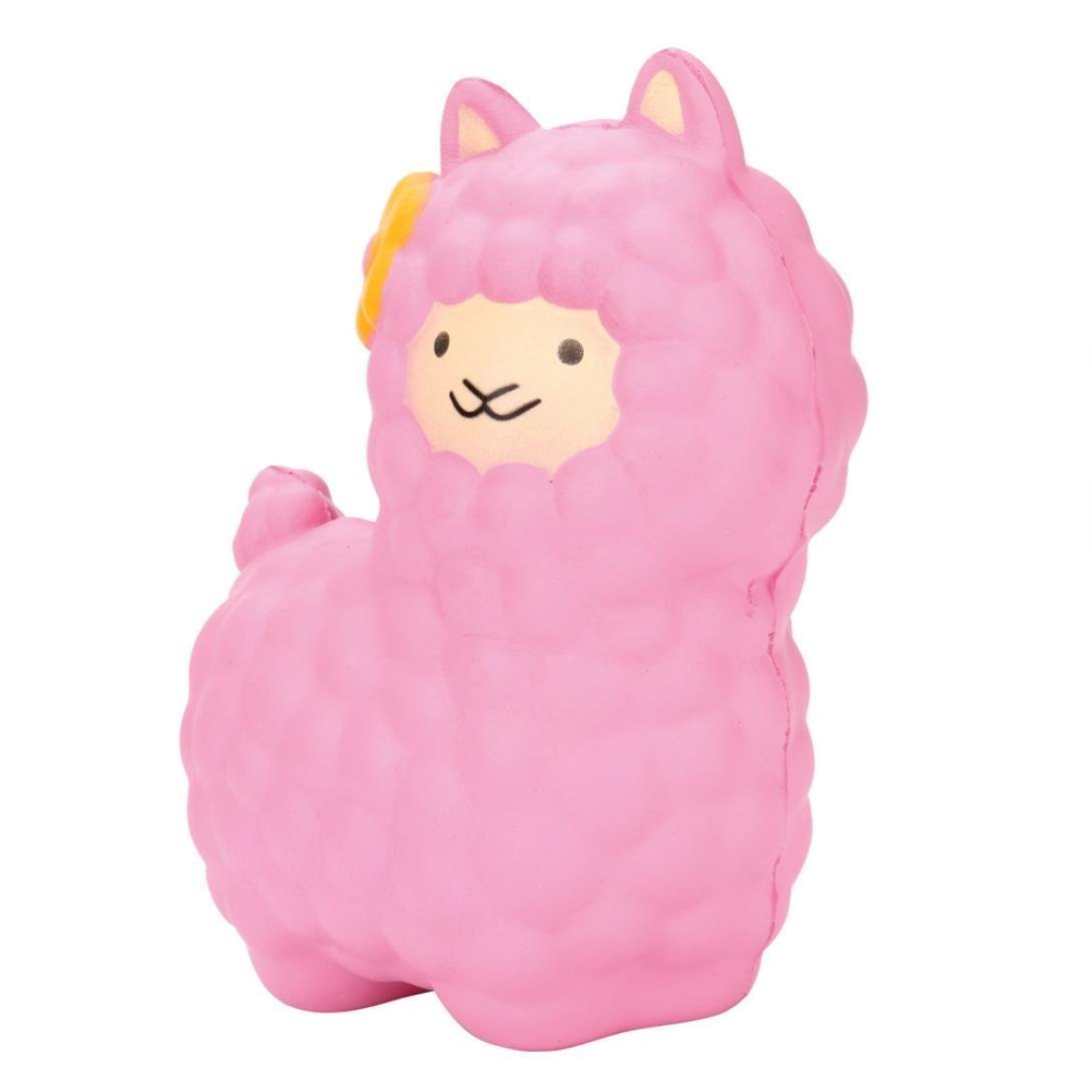 PINK LLAMA SQUISHY