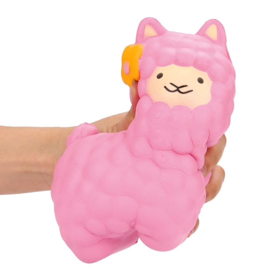 PINK LLAMA SQUISHY