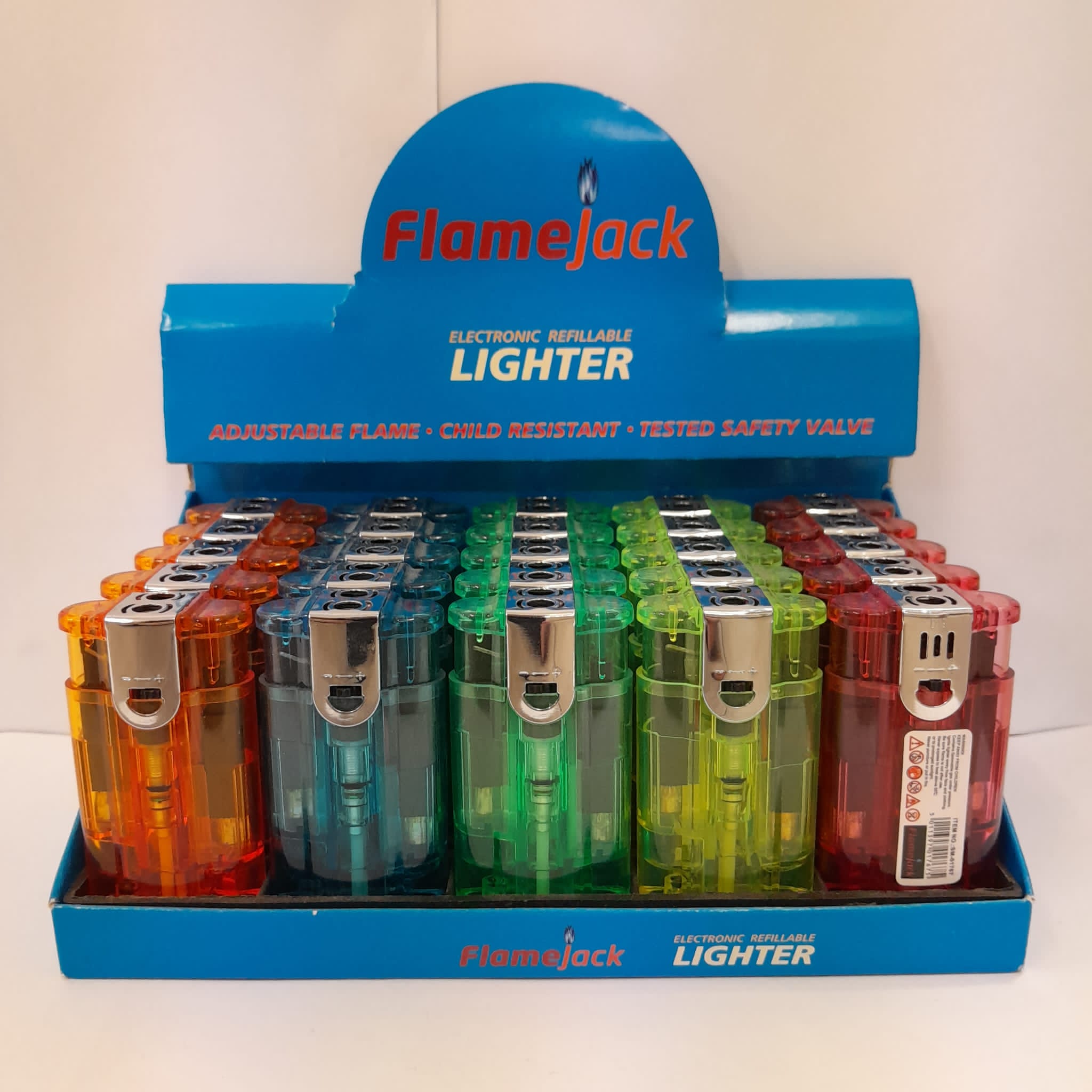 LIGHTER DOUBLE FLAME (PACK OF 25) - Trimex Wholesale Ireland
