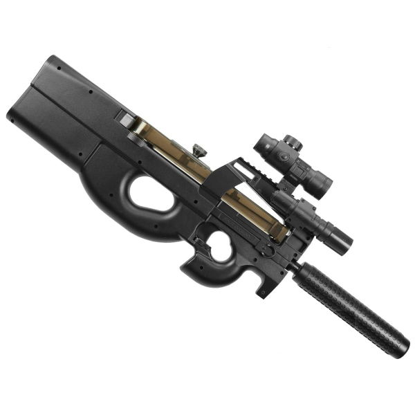 WELL D90H D90 AEG Airsoft Electric BB Rifle Set with Free Target