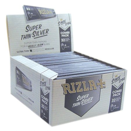 RIZLA SILVER KING SIZE PAPER (PACK OF 50) - Trimex Wholesale Ireland