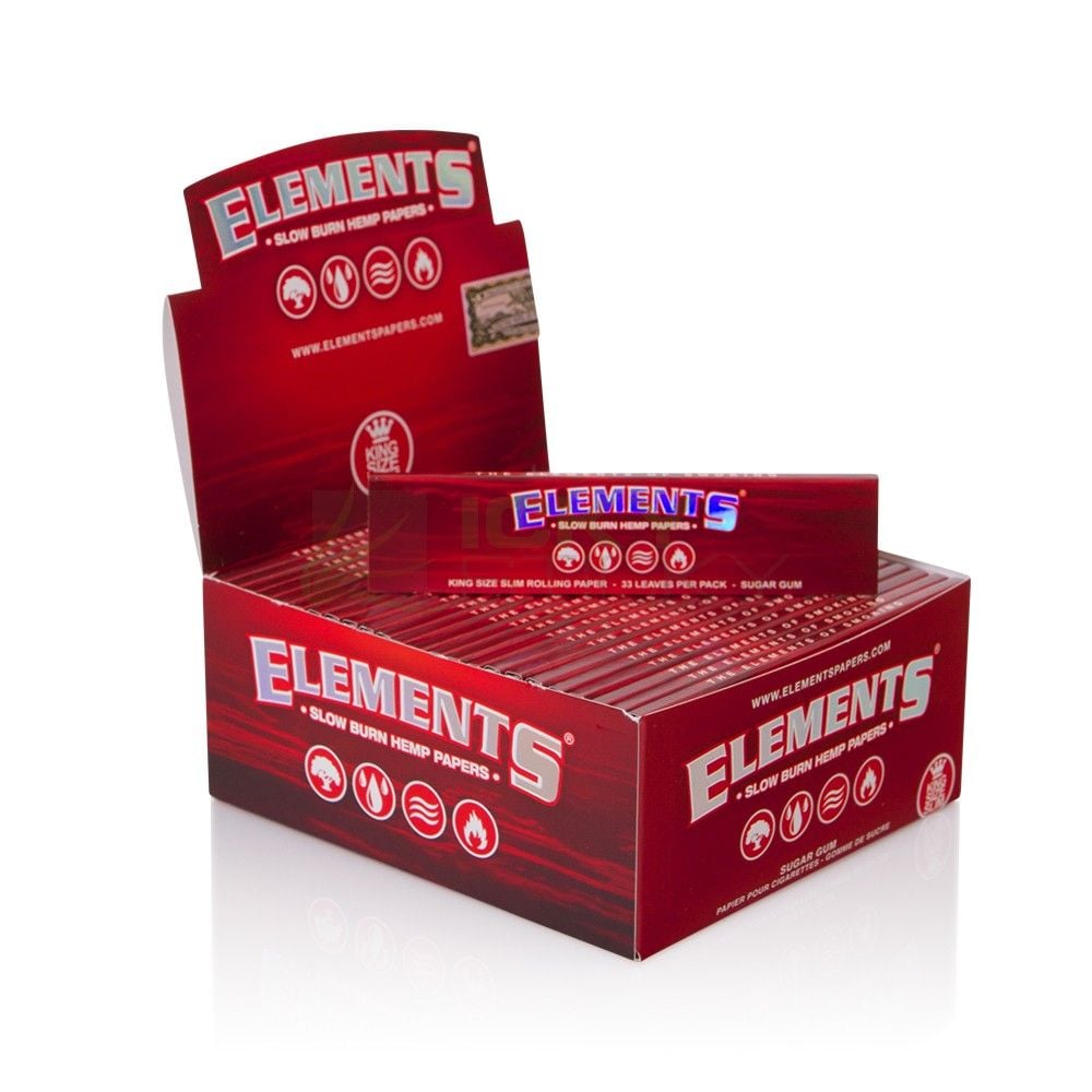 ELEMENTS CONNOISSEUR RED PAPER AND TIPS PACK OF 50 - Trimex Wholesale ...