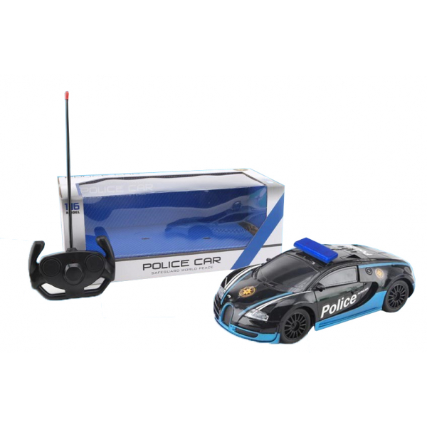 3689A 1:16 SCALE RADIO CONTROL POLICE CAR - Trimex Wholesale Ireland