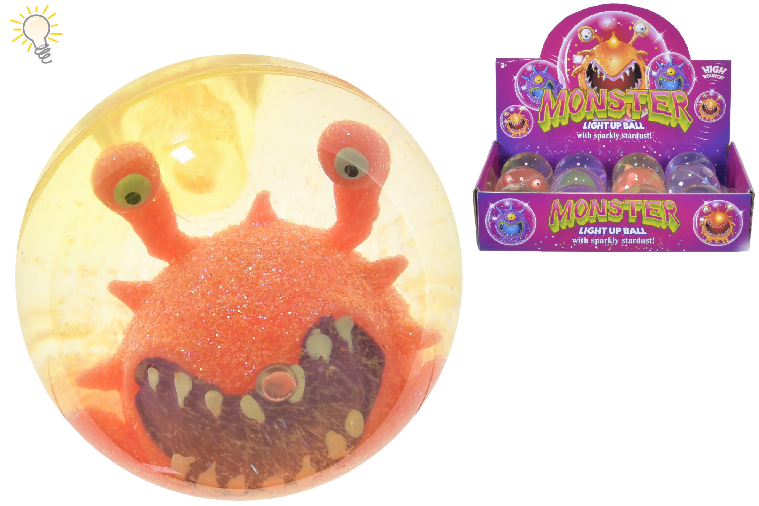 Monster Light Up Ball In Display Box (Pack of 12) - Trimex Wholesale ...
