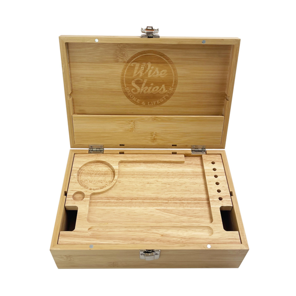 WISE EXTRA LARGE ROLLING BOX-BAMBOO - Trimex Wholesale Ireland
