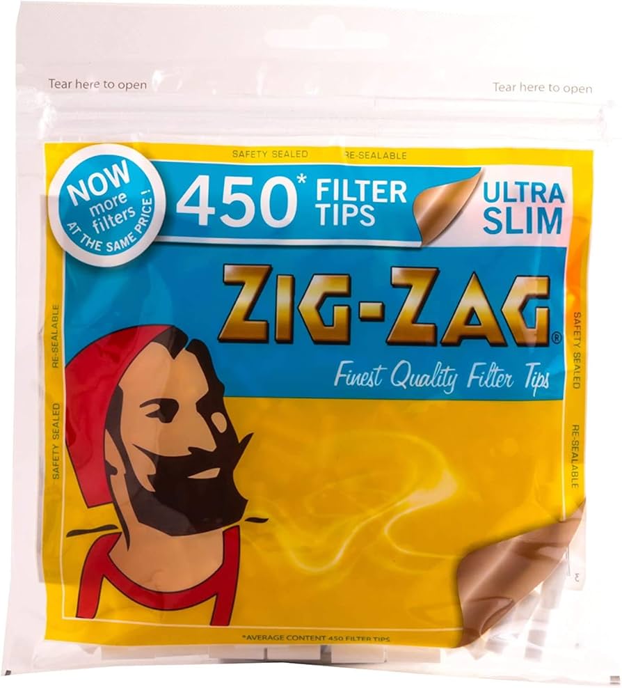 ZIG ZAG ULTRA SLIM FILTER TIPS BAG 1X50 - Trimex Wholesale Ireland