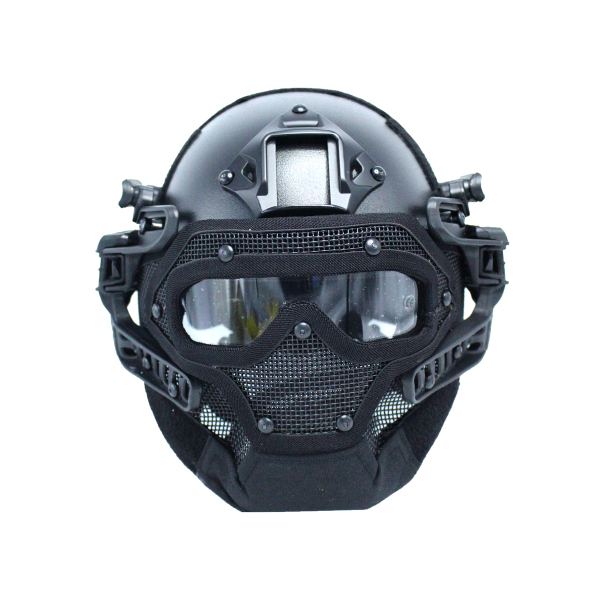 Airsoft Tactical Helmet G4 Full Face Black - Trimex Wholesale Ireland