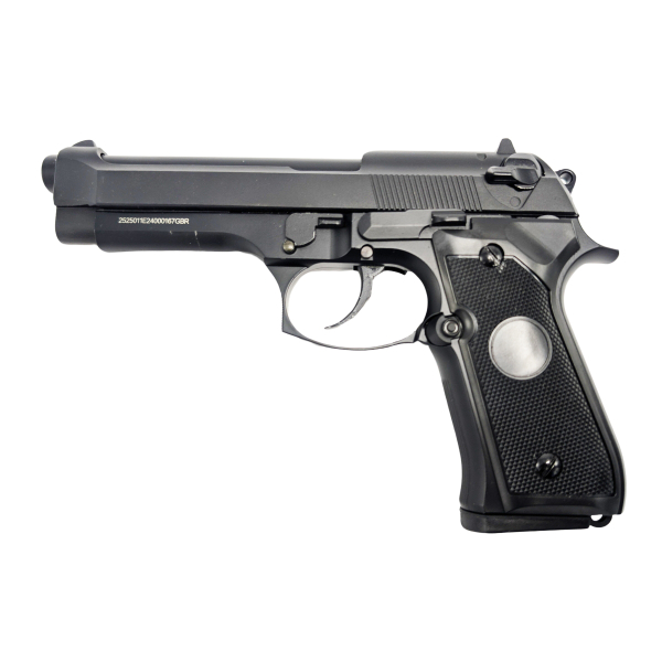 WELL G195 Blowback Airsoft Gas Pistol with Case and 24 RDS