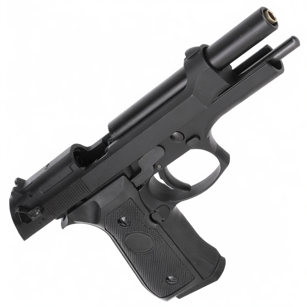 WELL G195 Blowback Airsoft Co2 Pistol Full Metal with Case