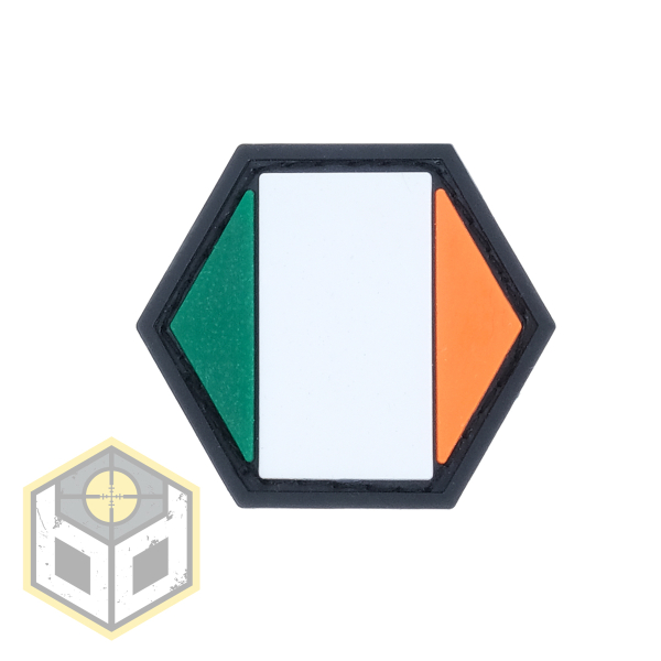 IRISH FLAG BALLISTIC HEX PATCH BH00003 - Trimex Wholesale Ireland