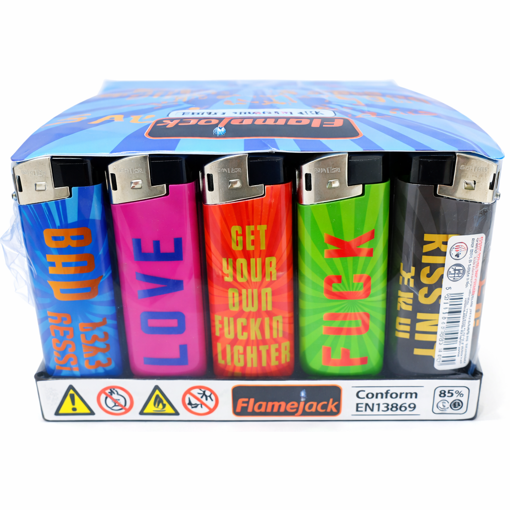 LIGHTER PUF ELECTRONIC QUOTES DESIGN (PACK OF 50) - Trimex Wholesale ...
