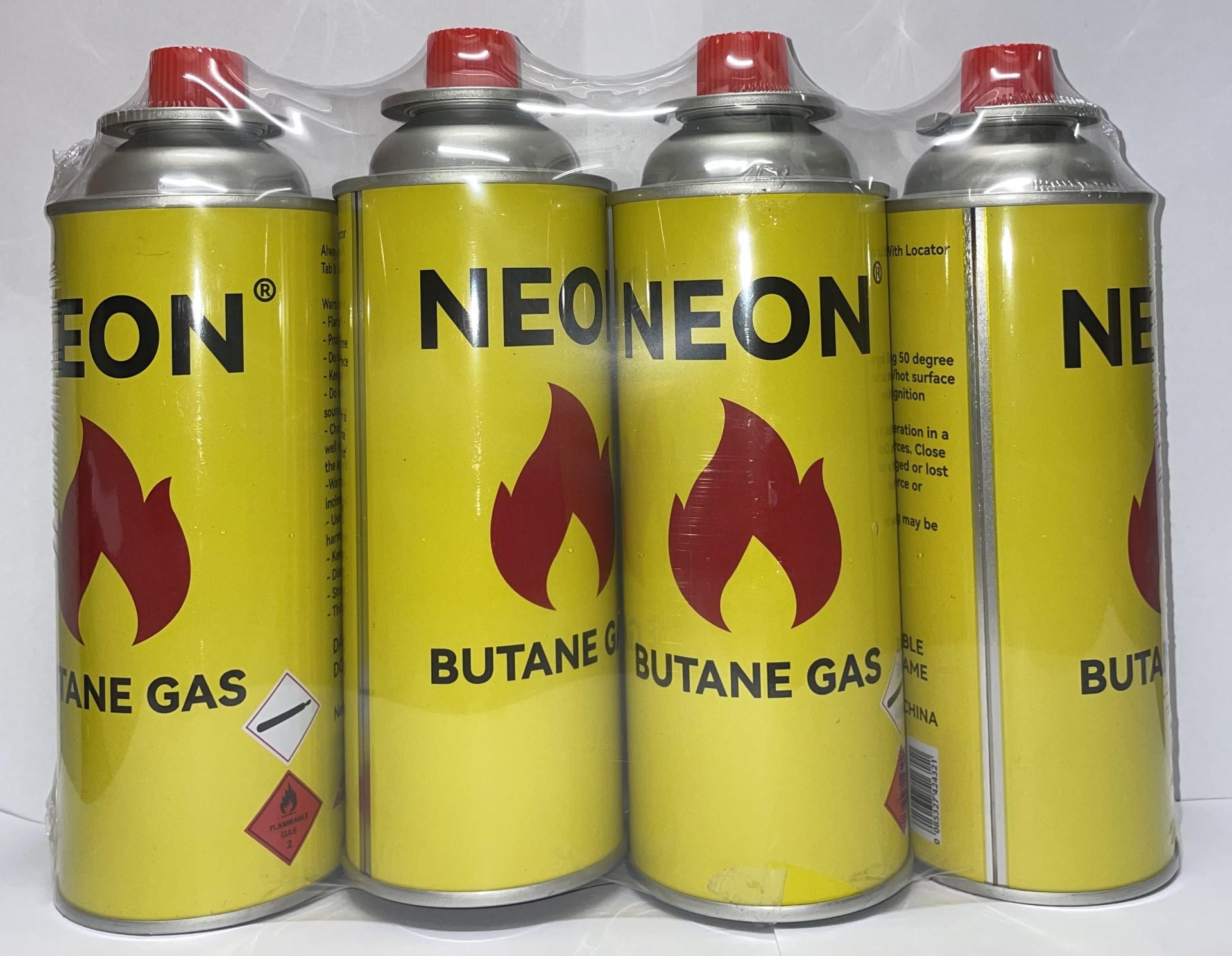 NEON BUTANES GAS PACK OF 4 - Trimex Wholesale Ireland