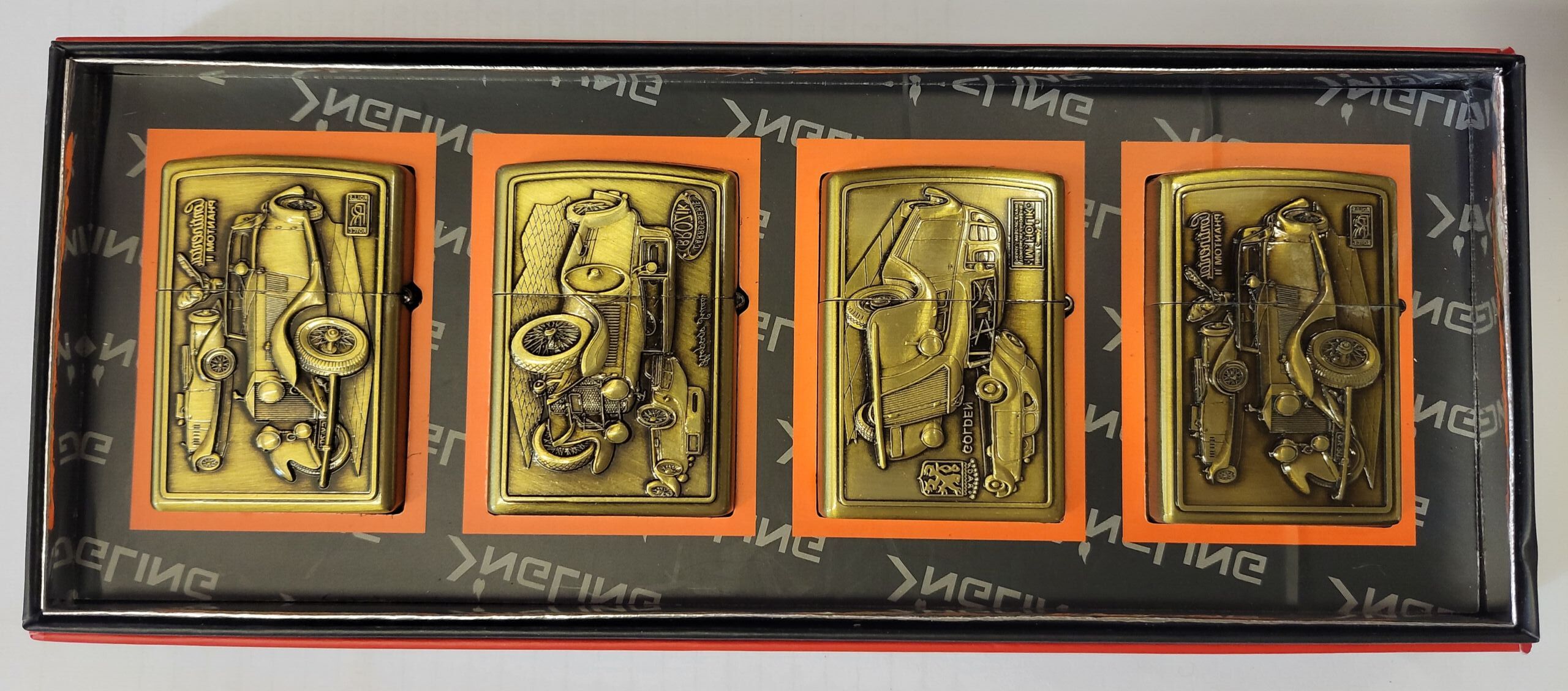 OIL LIGHTERS CAR DESIGN PACK OF 4 - Trimex Wholesale Ireland