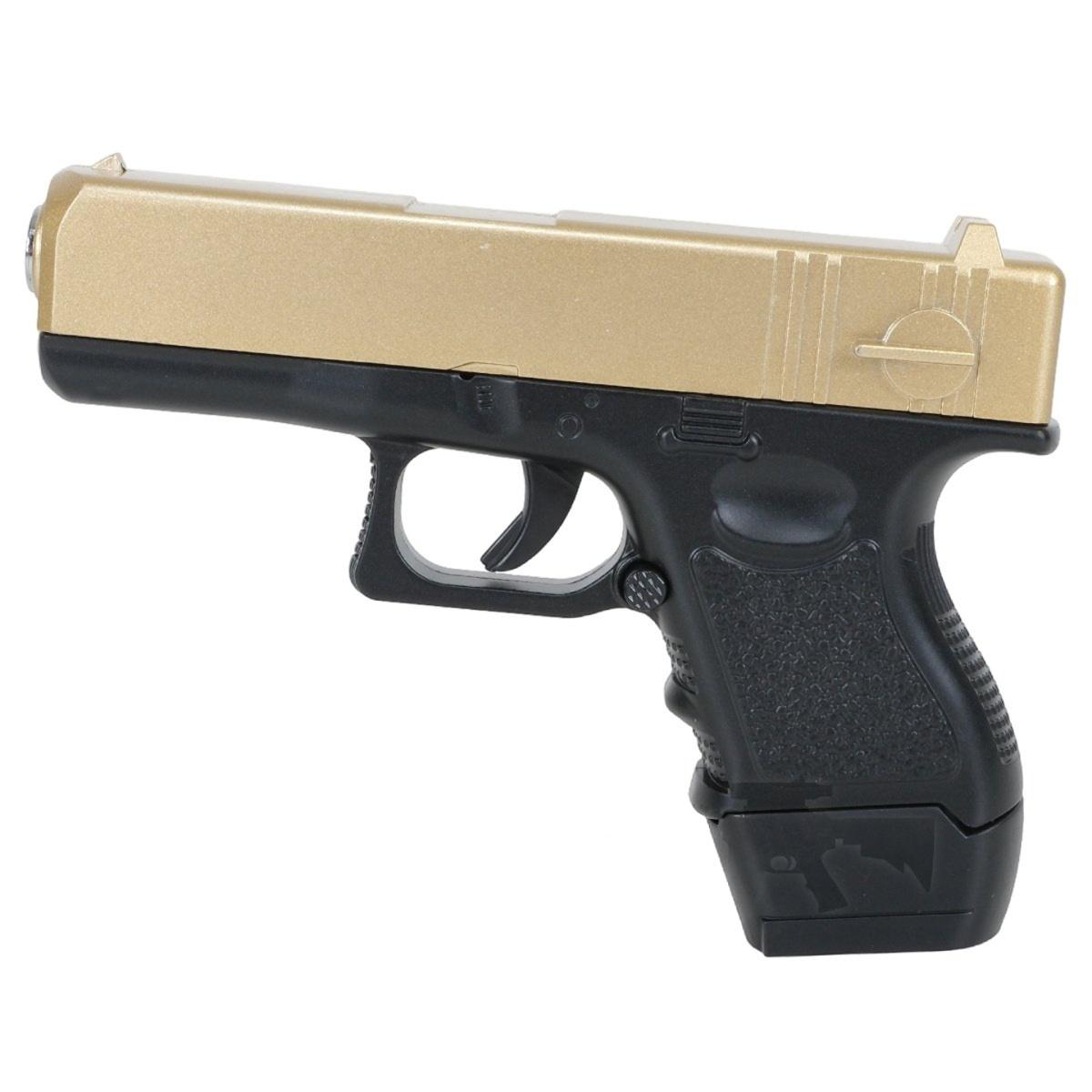 Galaxy G16 Spring Airsoft Pistol Gold 9 Rds